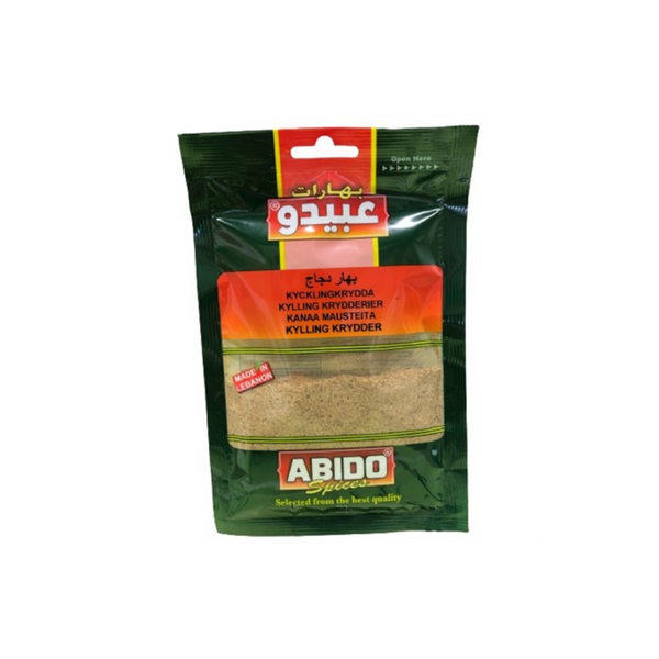 Abido kylling Krydder 10×50g – Nordic Engros