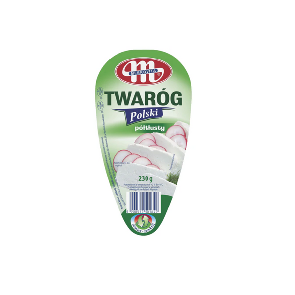Mlekovita Semi-fat Twarog 4% 330g x 8 – Nordic Engros