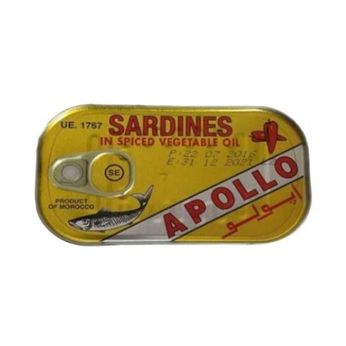 Apollo Sardiner Med Chili 125gr x 50 – Nordic Engros