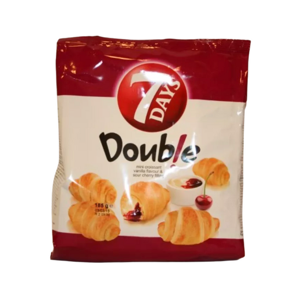 7 Days Double Mini Croissant With Vanilla & Sour Cherry Creams Filling ...