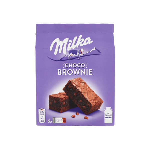 Milka Choco Brownie Cakes With Chocolate And Chocolate Pieces (6*25G ...