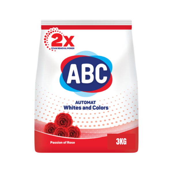 Abc Matic Detergent Rose 3 Kg X 6 – Nordic Engros