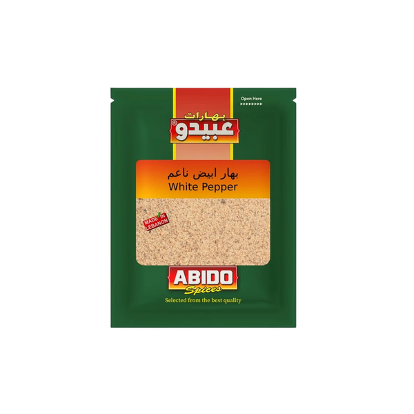 Abido White Pepper 40g x 10 – Nordic Engros