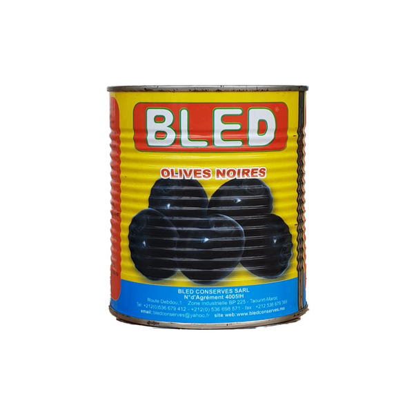 Bled Black Olives m. stein 24 x 400g – Nordic Engros