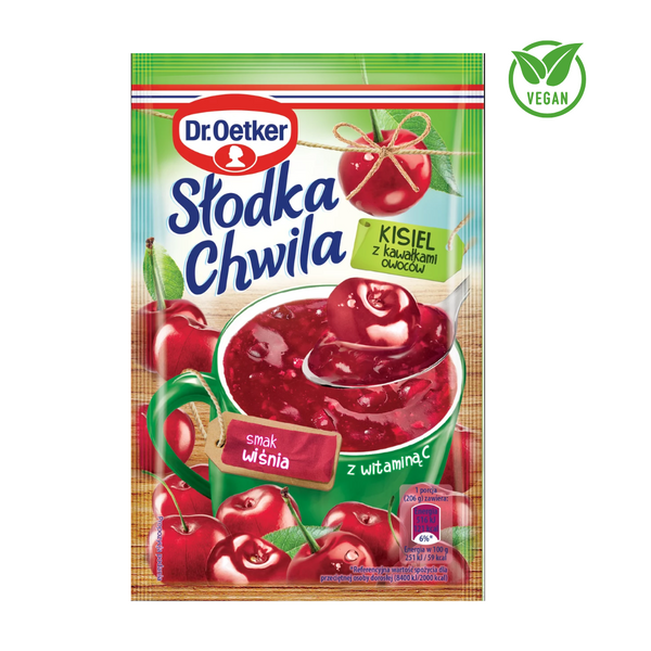 Dr.Oetker Slodka Chwila Cherry Flavoured Instant Jelly 30g x 35 ...