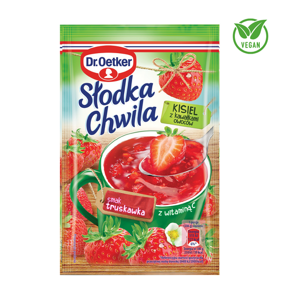 Dr.Oetker Slodka Chwila Strawberry Flavoured Jelly With Pieces Of Frui ...