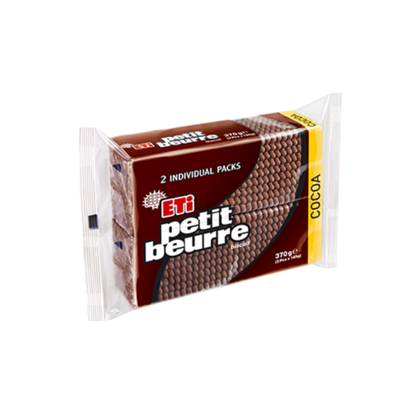 Eti Tea Biscuits Petit Beurre Cocoa 370g X 12 – Nordic Engros