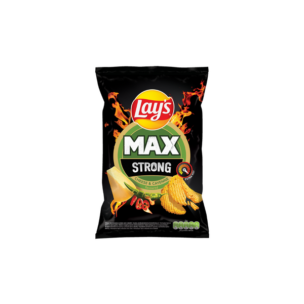 Lays Strong Cheese & Cayenne 120Gx24 – Nordic Engros