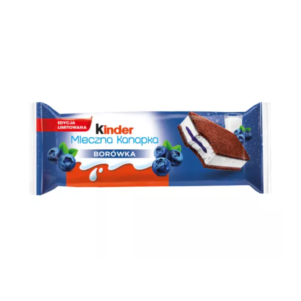 Kinder Milk Slice Blueberry Ferrero 28g x 20 – Nordic Engros