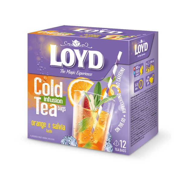 Loyd Tea Orange & Salvia 10 x 20 x 2,5g – Nordic Engros