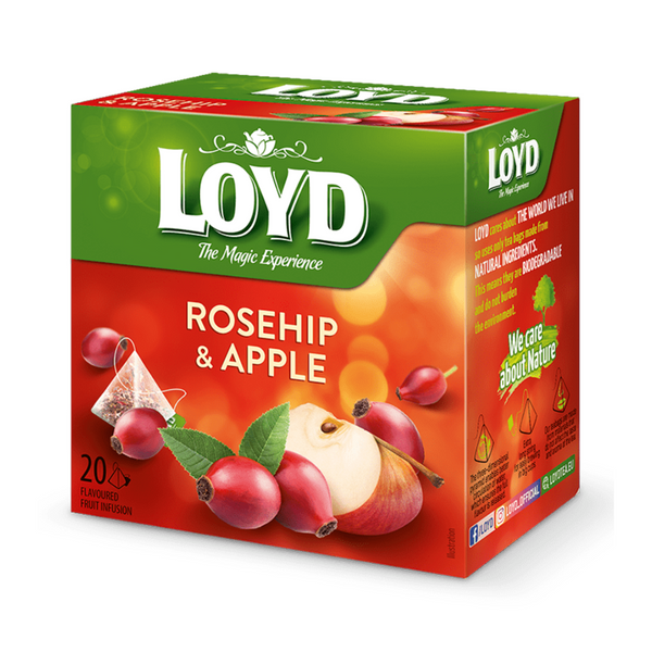 Loyd Tea Rosehip And Apple 10 x 20 x 2g – Nordic Engros