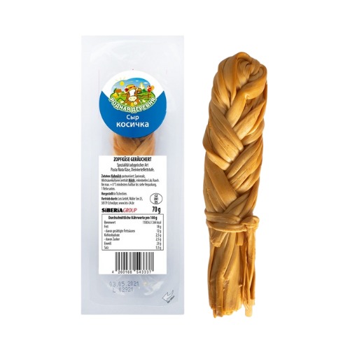 Rodnaja Derewnja Smoked Cheese 45% Fett 70g x 30 – Nordic Engros