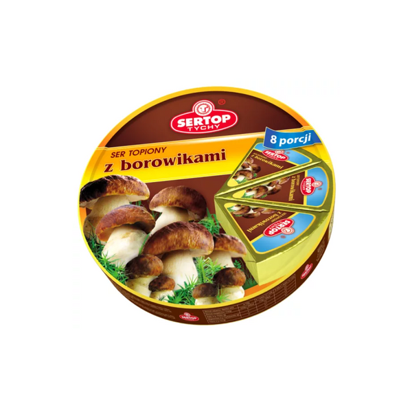 Sertop Processed Cheese With King Boletus 140g x 16 – Nordic Engros