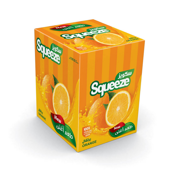 Squeeze Drink Powder Orange 6x(12x30g) – Nordic Engros
