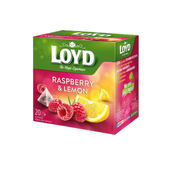 Loyd Tea Fruit Raspberry Lemon 10 x 20 x 2g – Nordic Engros