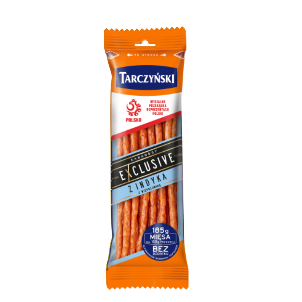 Tarczynski Kabanos Exclusive Pork 105g x 18 – Nordic Engros