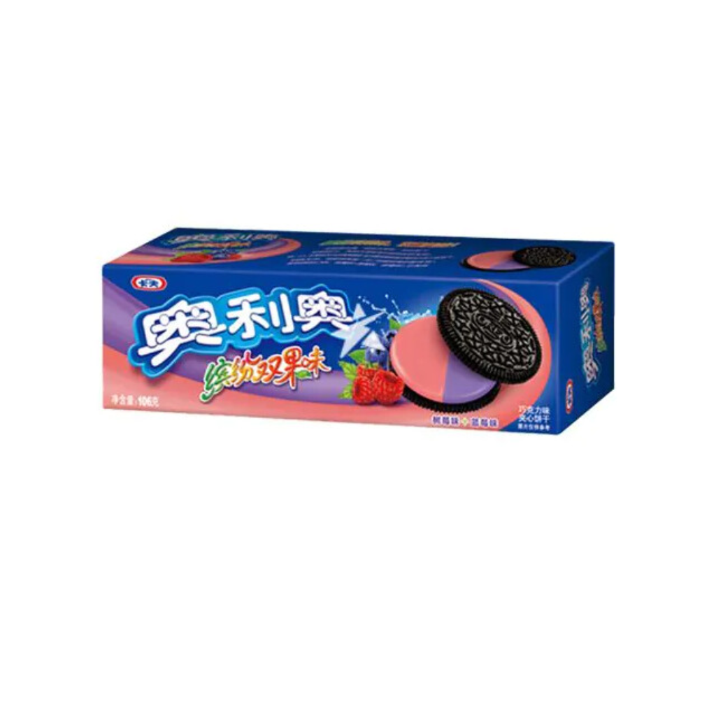 Oreo Double Fruit Blueberry & Raspberry 24 x 97g – Nordic Engros