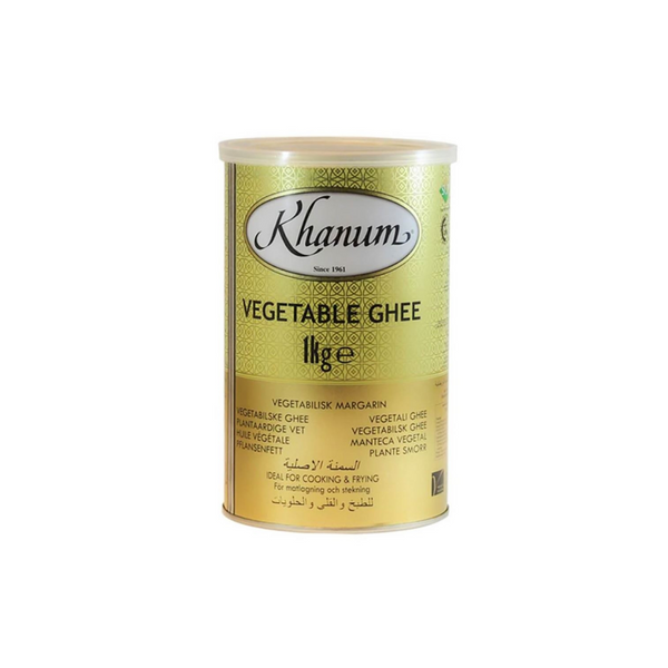 Khanum Vegetable Ghee 12 x 1kg – Nordic Engros