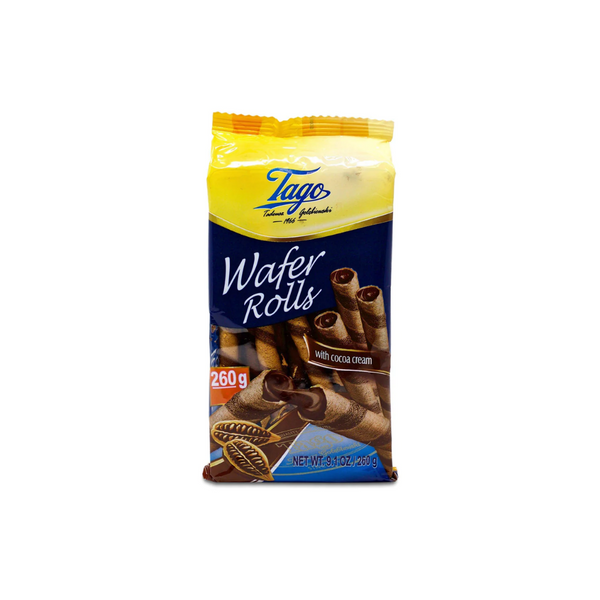 Tago Wafer Rolls With Cocoa Cream 260G x 24 – Nordic Engros