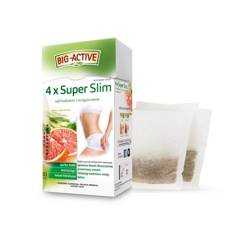 Big-Active Tea Super Slim 10 X 4 * 20 * 2G – Nordic Engros