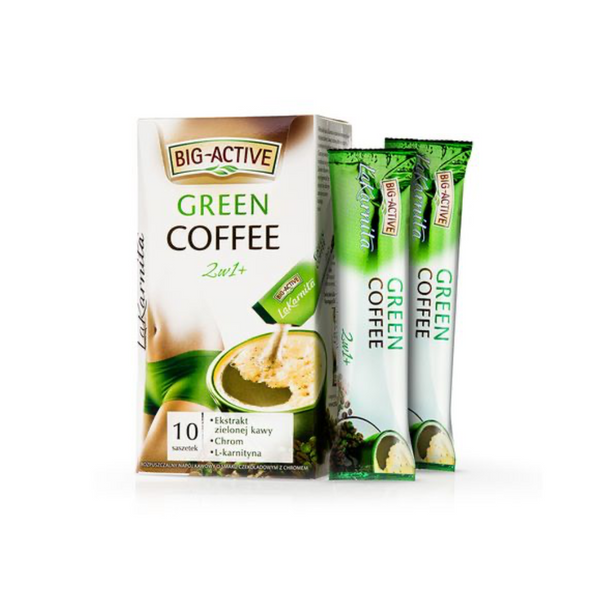 Big-Active Green Coffee 12 X 10 * 12G – Nordic Engros