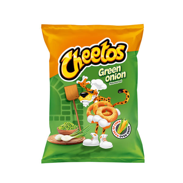 Cheetos Chrupki Løk (Green Onion ) 130G X 14 – Nordic Engros