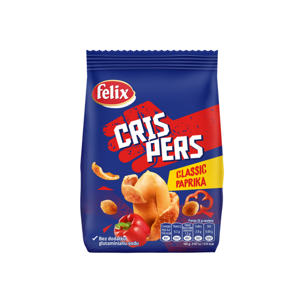 Felix Crispers Classic Paprika Flavoured Fried Peanuts 125G x 12 ...