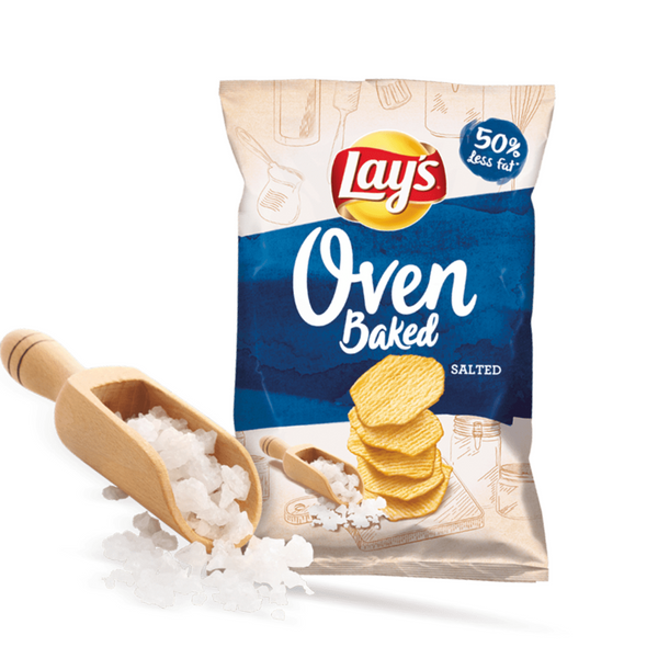 Lays Chips Oven Baked Salted 24 X 125G – Nordic Engros