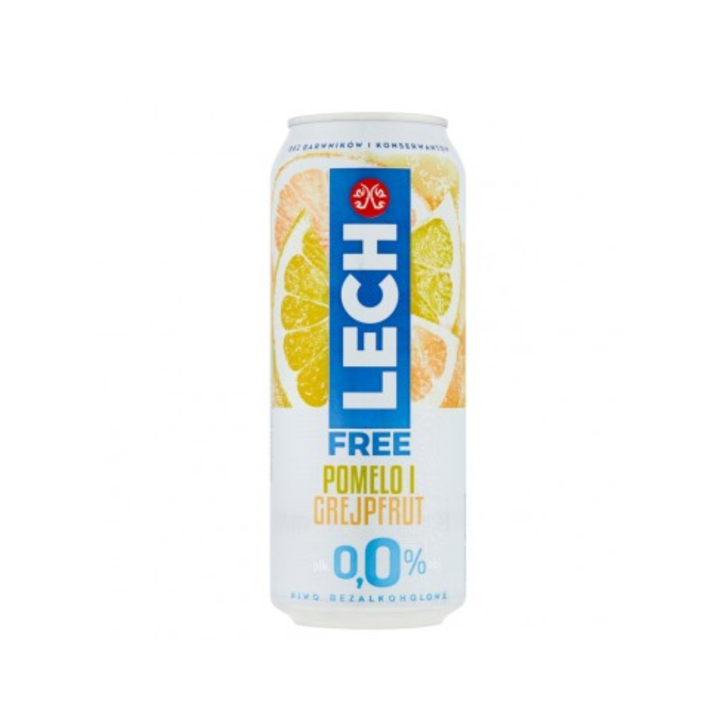 Lech Free Beer Pomelo 500ML X 4 X 6 – Nordic Engros