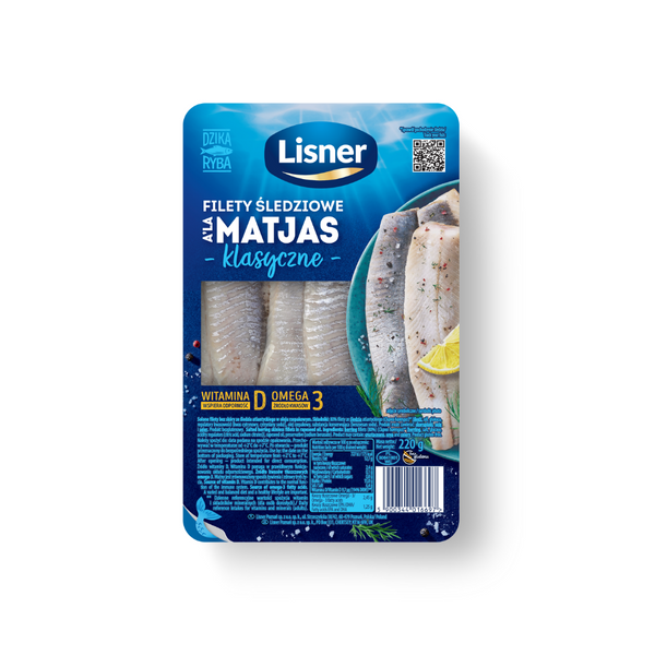 Lisner Classic Herring Fillets A´la Matjas 220G x 6 – Nordic Engros