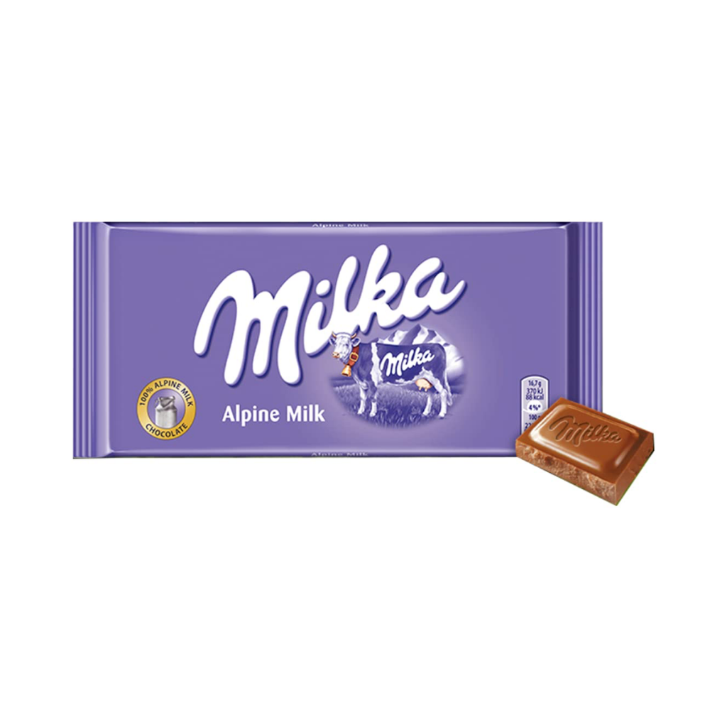 Milka Alpine Milk Chocolate 100G x 24 – Nordic Engros