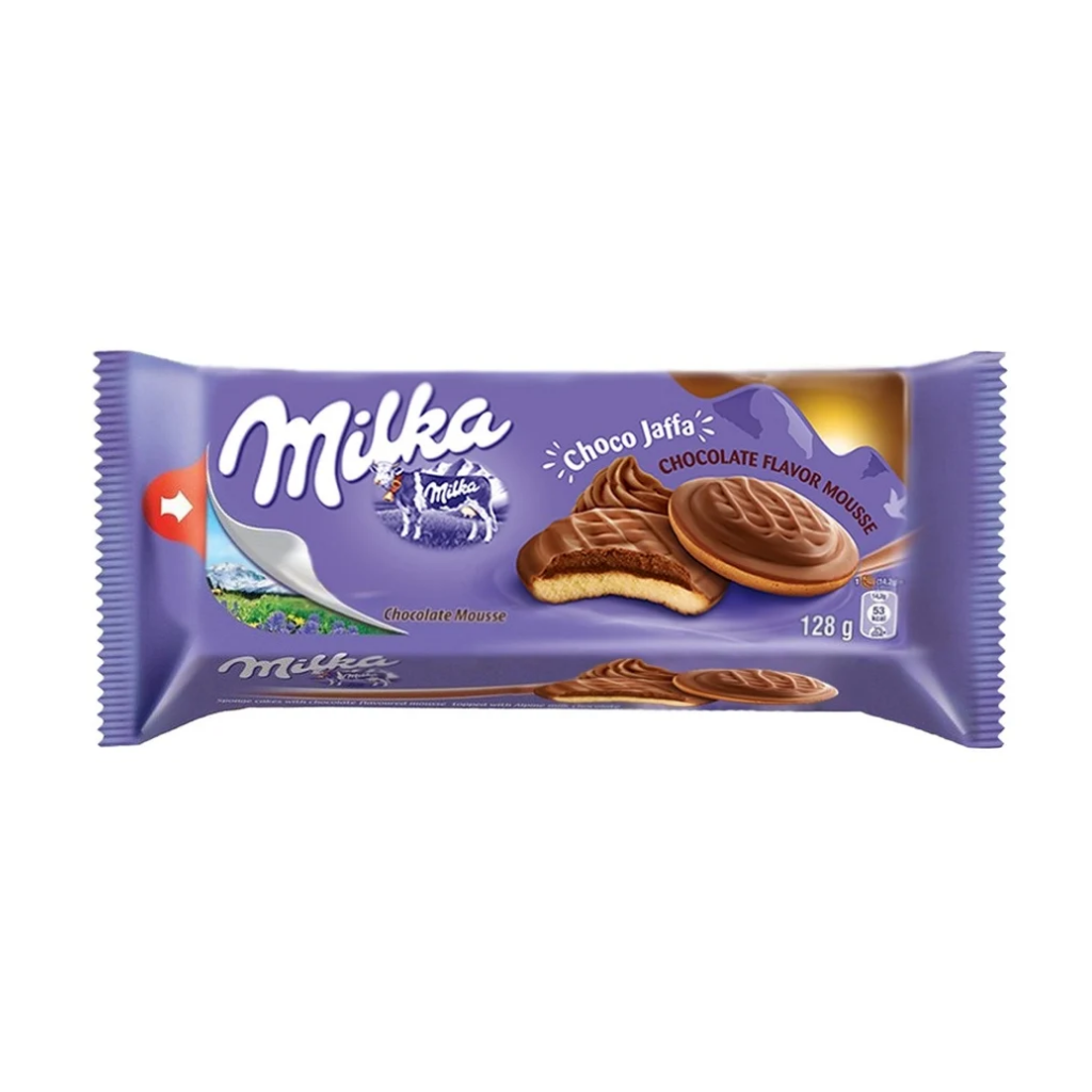 Milka Choco Jaffa Sponge Cakes With Chocolate Flavour Mousse 128G x 24 ...